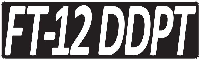 DFT-12 DDPT - Decal for FT-12 DDPT Trailers — Felling Trailers Parts Store