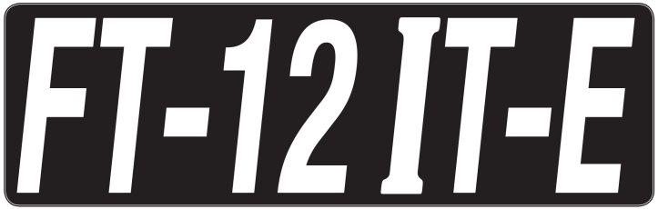 DFT-12 IT-E - Decal for FT-12 IT-E Trailers — Felling Trailers Parts Store