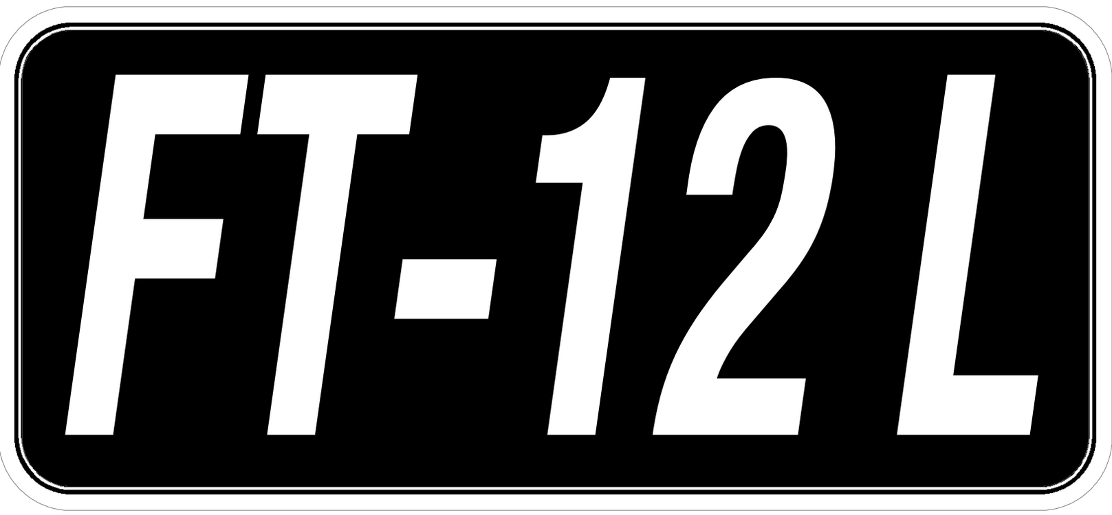 DFT-12 L - FT-12 L Decal — Felling Trailers Parts Store