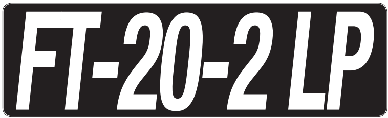 DFT-20-2 LP - Decal for FT-20-2 LP Trailers — Felling Trailers Parts Store