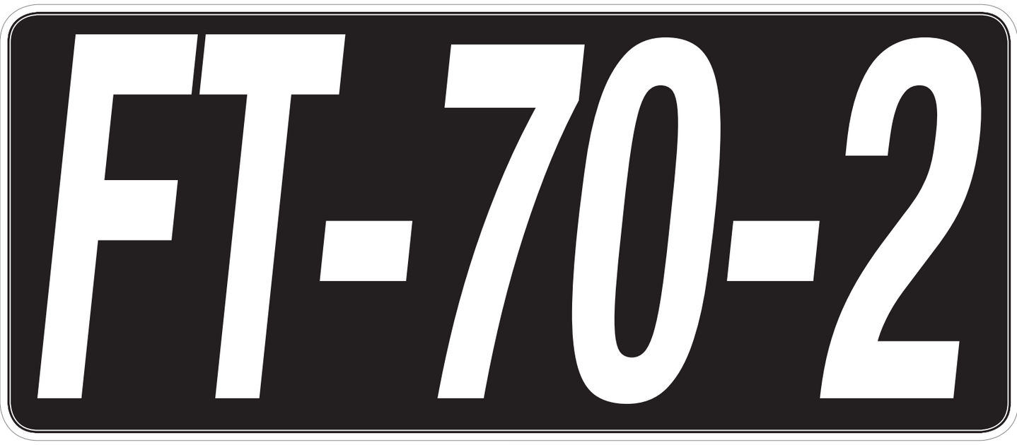 DFT-70-2 LARGE - Large Decal for FT-70-2 Trailers — Felling Trailers ...