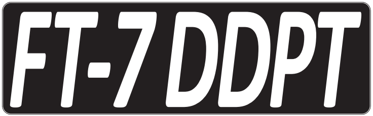 DFT-7 DDPT - Decal for FT-7 DDPT Trailers — Felling Trailers Parts Store