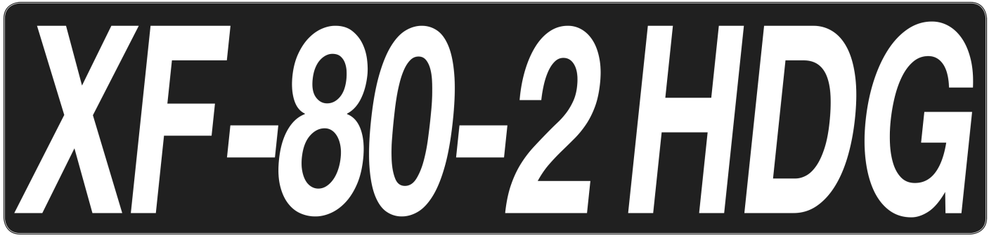 DXF-80-2 HDG - Decal for XF-80-2 HDG Trailers — Felling Trailers Parts ...