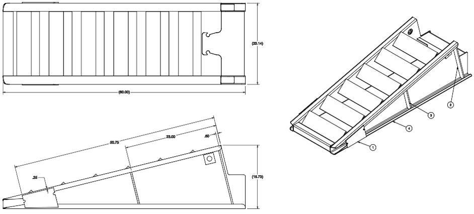 Trailer Ramp Components | Hinges, Locks, Pins, Brackets & More ...