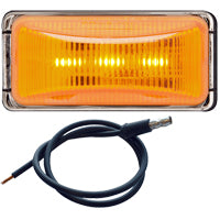 MCL-91AB - Amber Mini Thinline Light Kit Chrome — Felling Trailers ...
